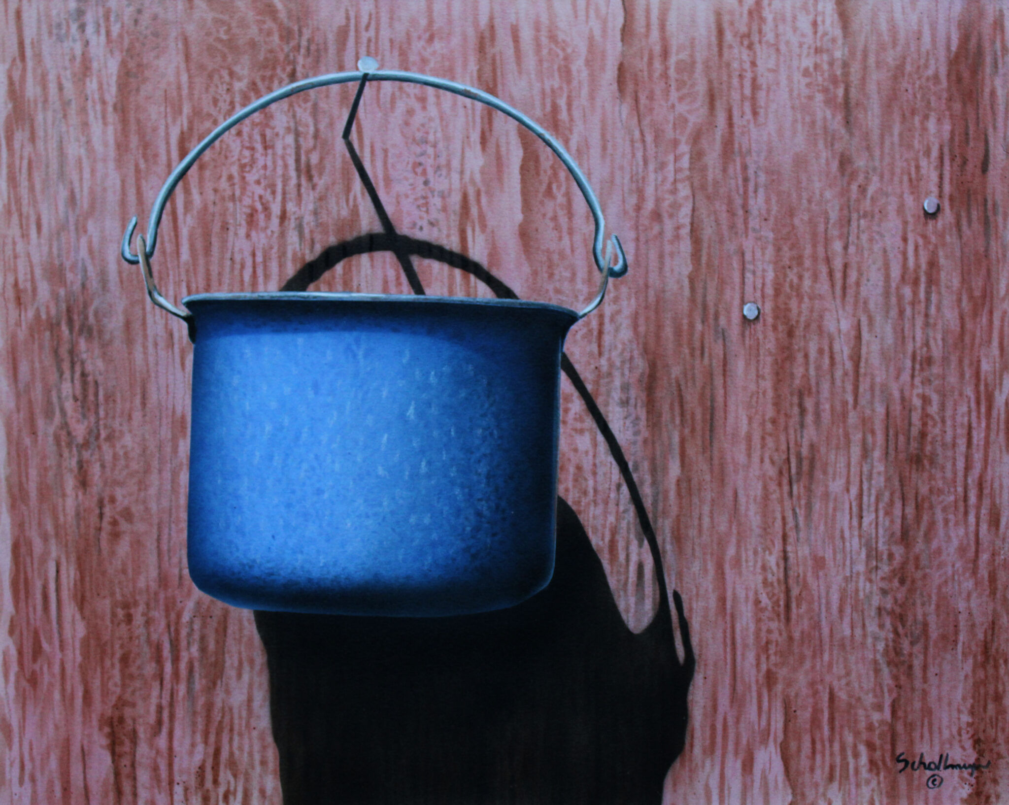Blue Bucket Still-life